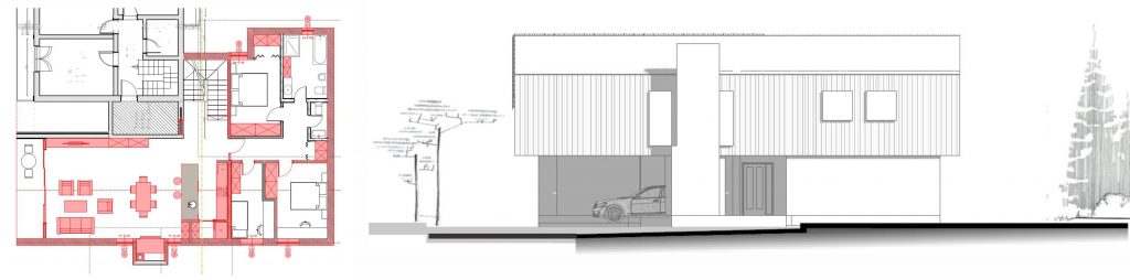 Savremena dogradnja -idejni projekat kuće u Srpcu
