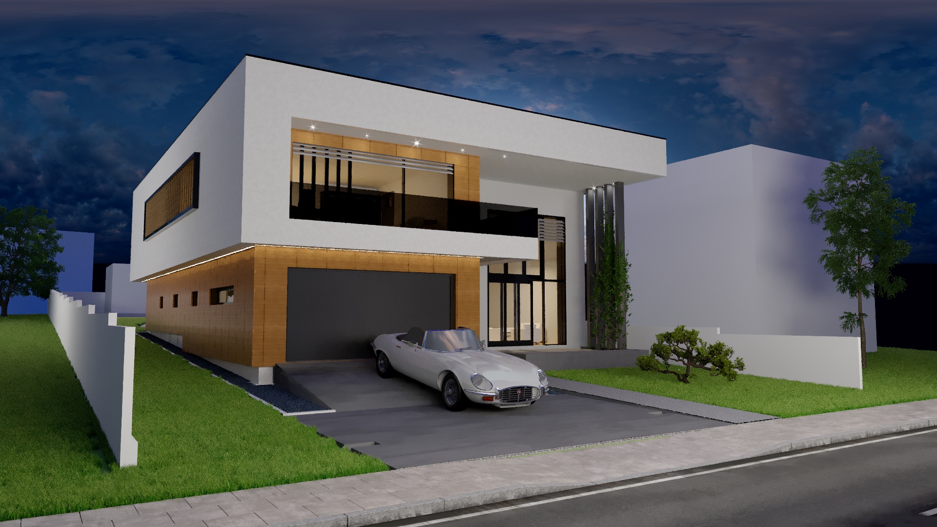 GLAVNI PROJEKAT / LUKSUZNA PORODIČNA KUĆA